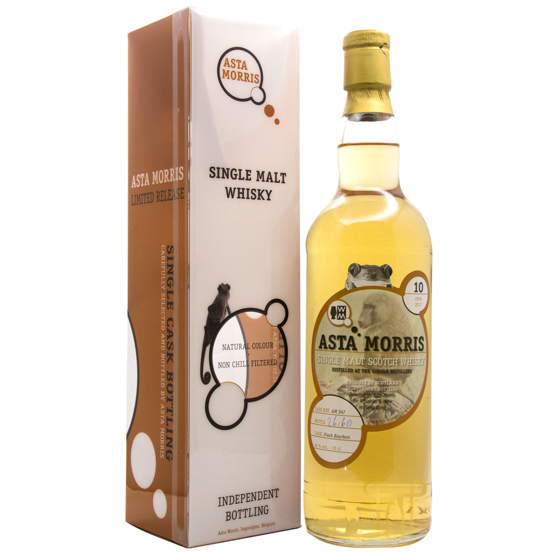 GIRVAN 10 YEARS OLD - 2006 VINTAGE - SINGLE GRAIN SCOTCH WHISKY BY AST ...