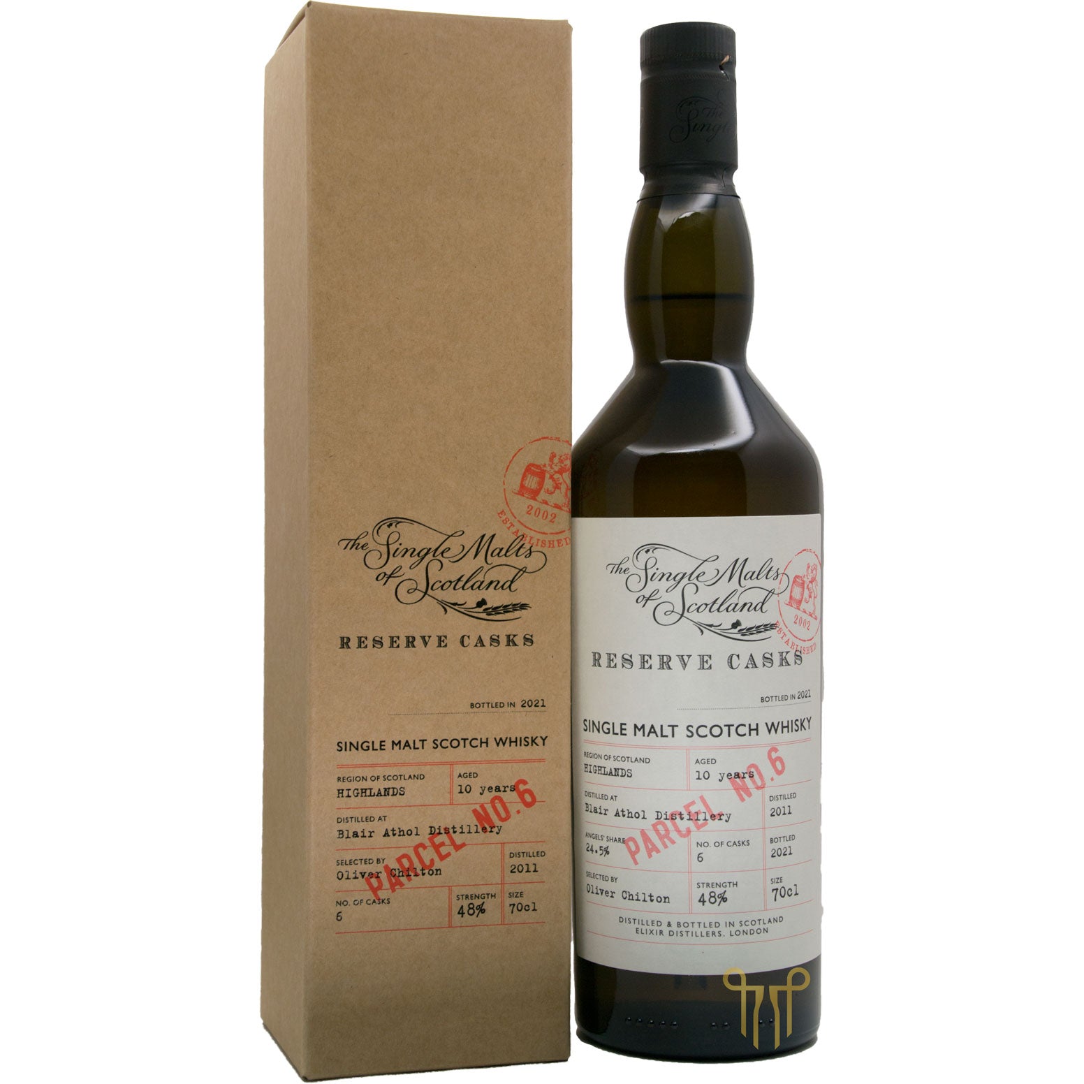 BLAIR ATHOL 10 YEARS OLD - 2011 VINTAGE - SINGLE MALT SCOTCH WHISKY BY ...